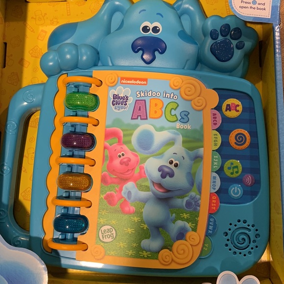 Nickelodeon | Toys | Leap Frog Blues Clues You Skidoo Into Abcs Book ...
